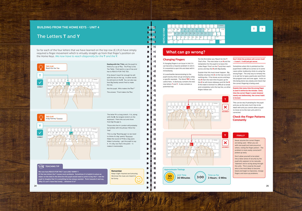 Time to touch type - Amanda Design Freelance Designer