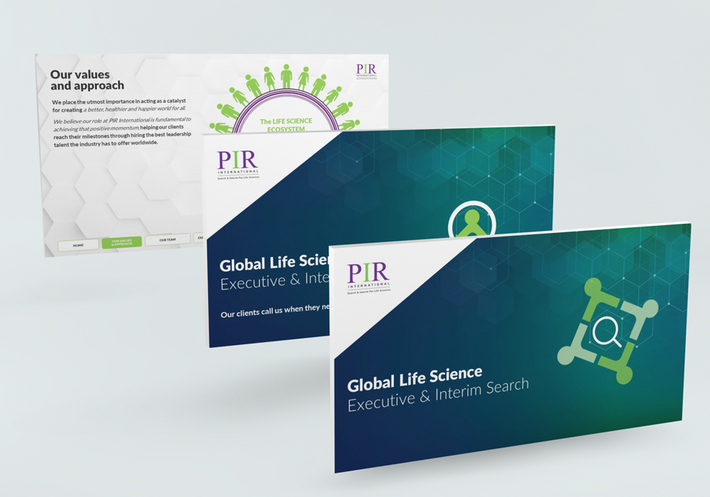 PIR International PowerPoint - Amanda Design Freelance Designer